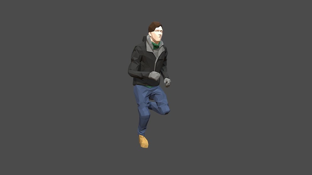Running Man - 3D model by kanistra [d37a662] - Sketchfab