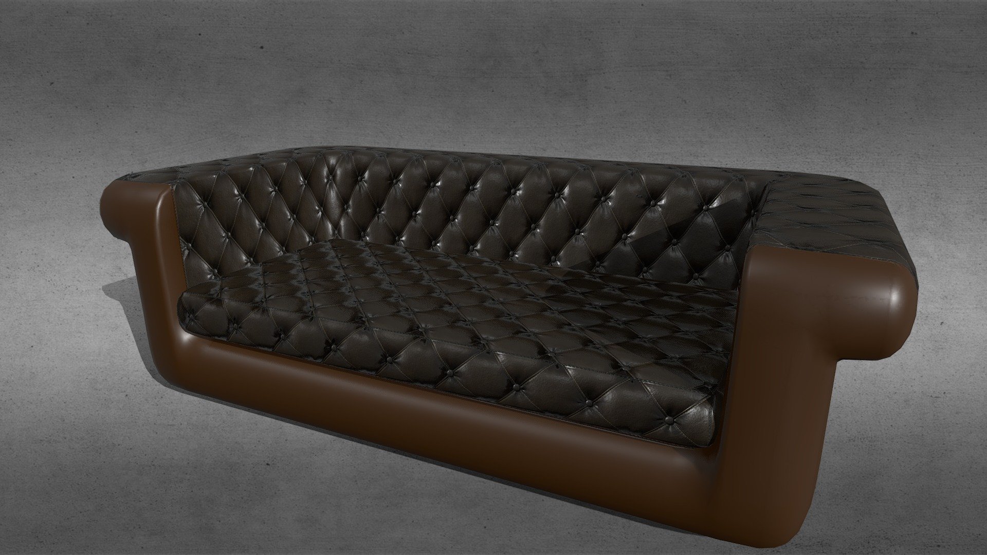 Canapé Chesterfield - 3D model by Leilanie (@Meilanie) [d37b894 ...