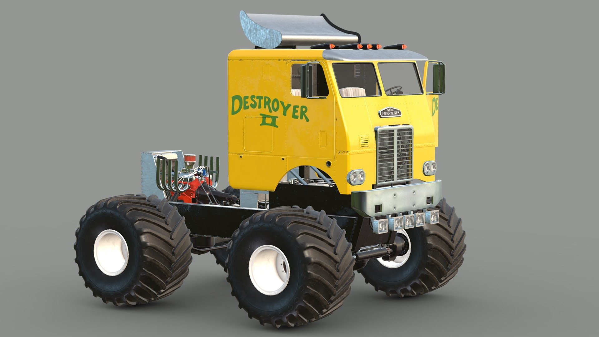 D1 with Destroyer II -paintjob - Download Free 3D model by Jorma Rysky ...