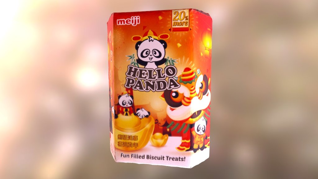 Meiji Hello Panda - 3D model by Hydro3D Solution (@try) [d37bf4b ...