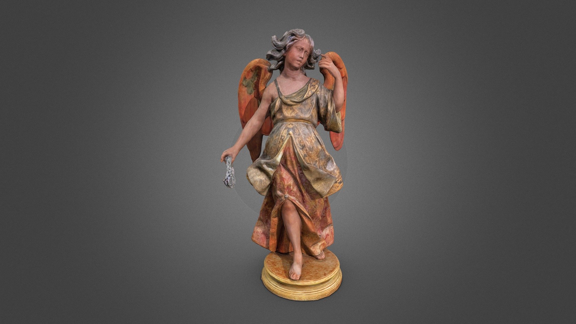 Ángel pasionario, Luisa Roldán - 3D model by Héctor Fonseca (@hjft ...