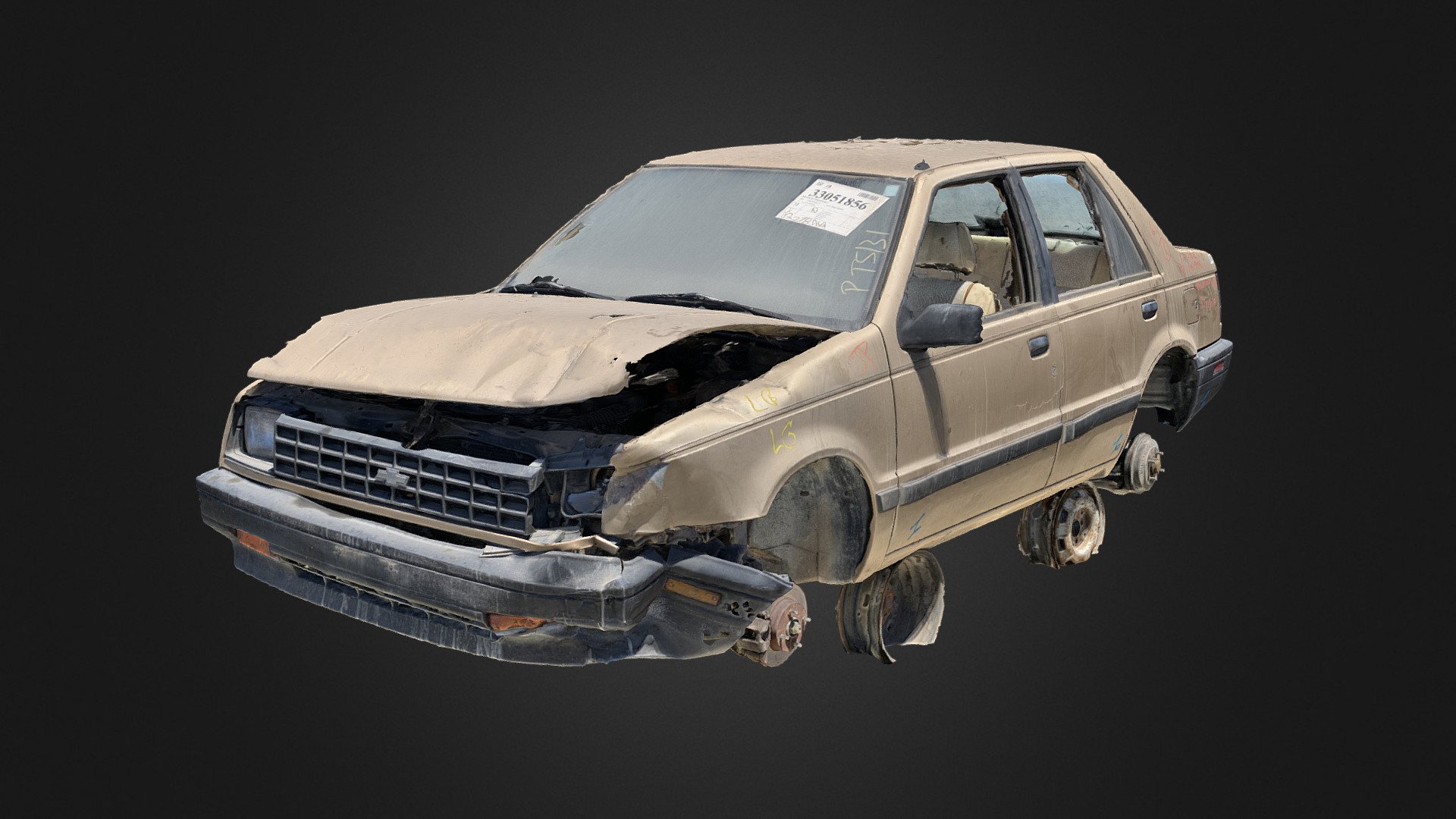 1985-1986 Spectrum 4-door [Scan] - 3D model by Rush_Freak [d37cb31 ...