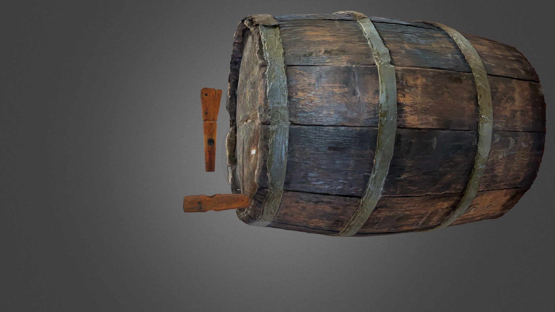 Barrel with Kriek lambic | Vat kriekenlambiek - Download Free 3D model ...