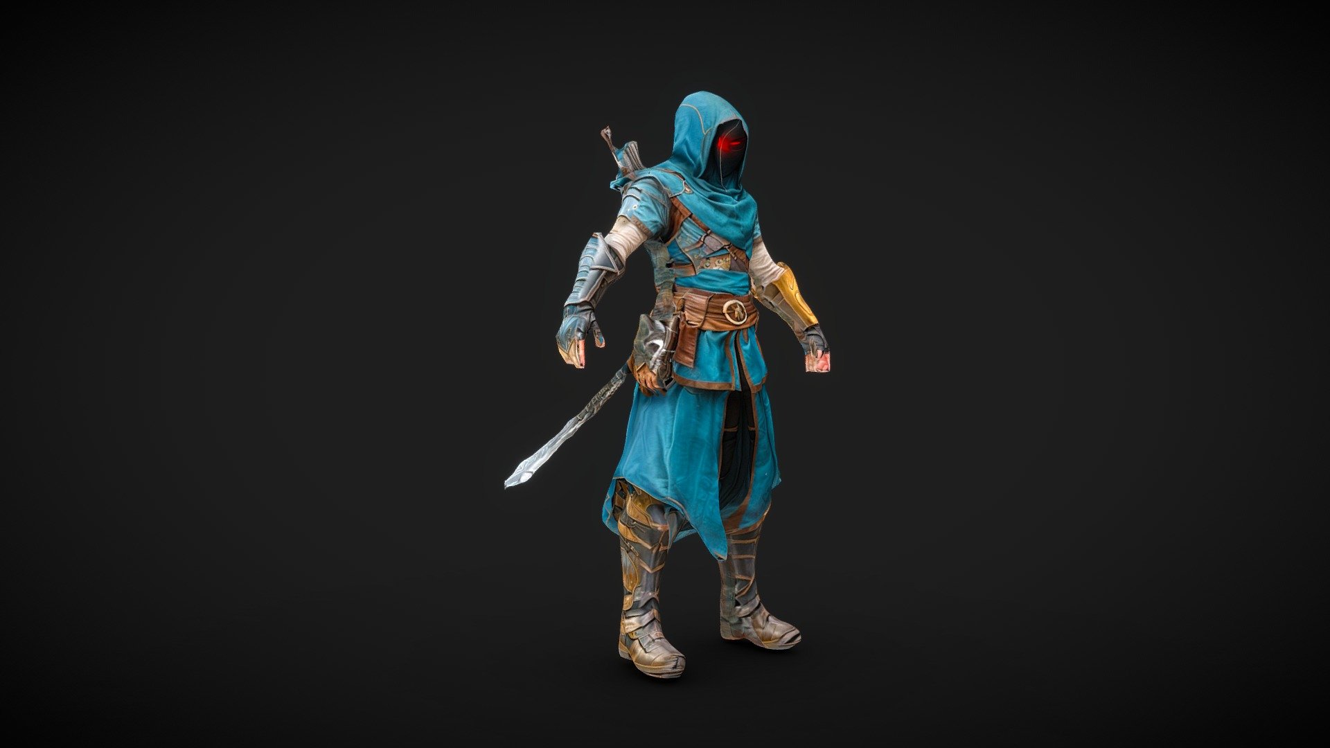 Assassin - Download Free 3D model by Rahul (@rahulchandwani023 ...