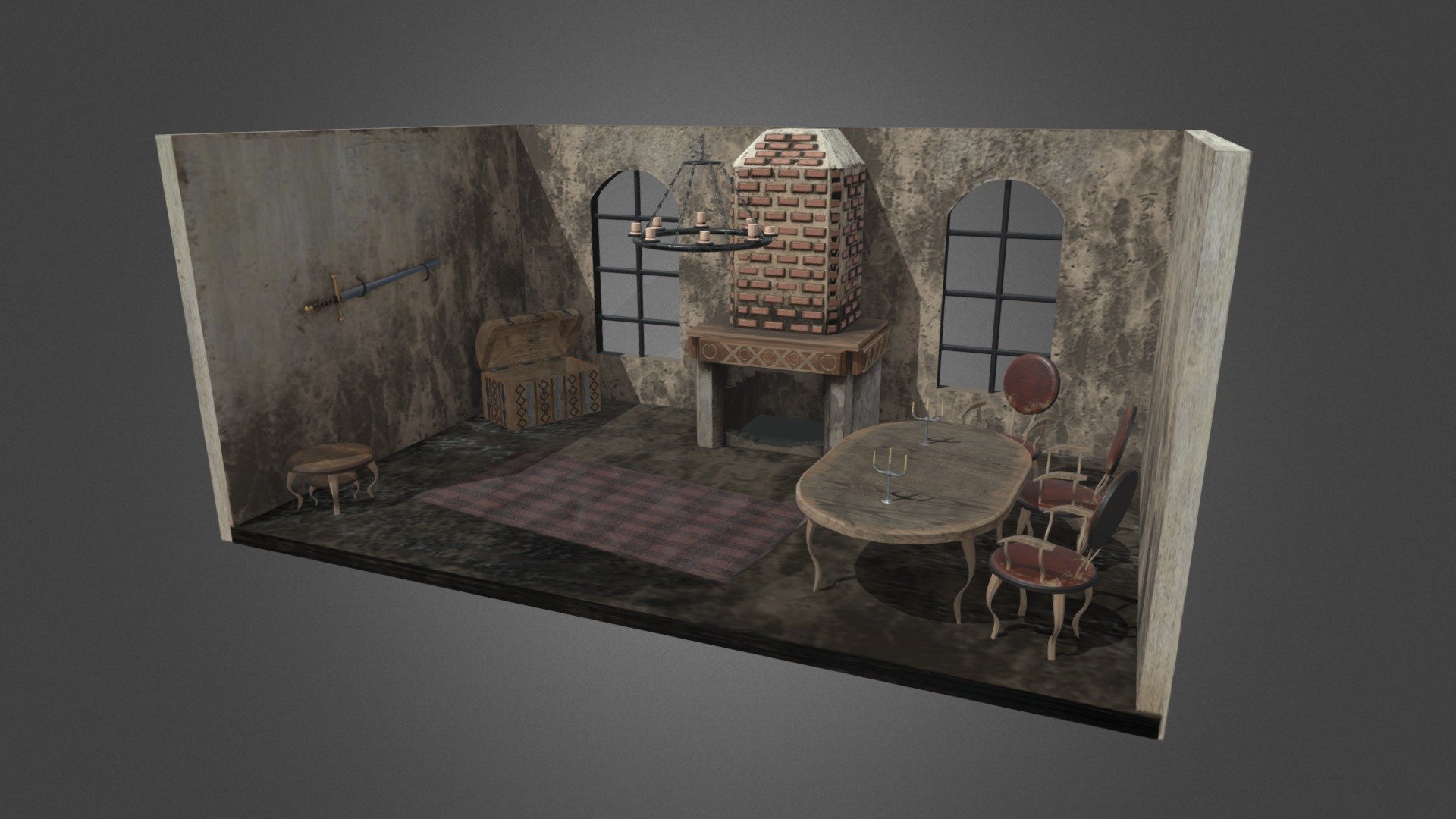 Middle-Age House - Download Free 3D model by Yasin Göksu (@yasin58 ...