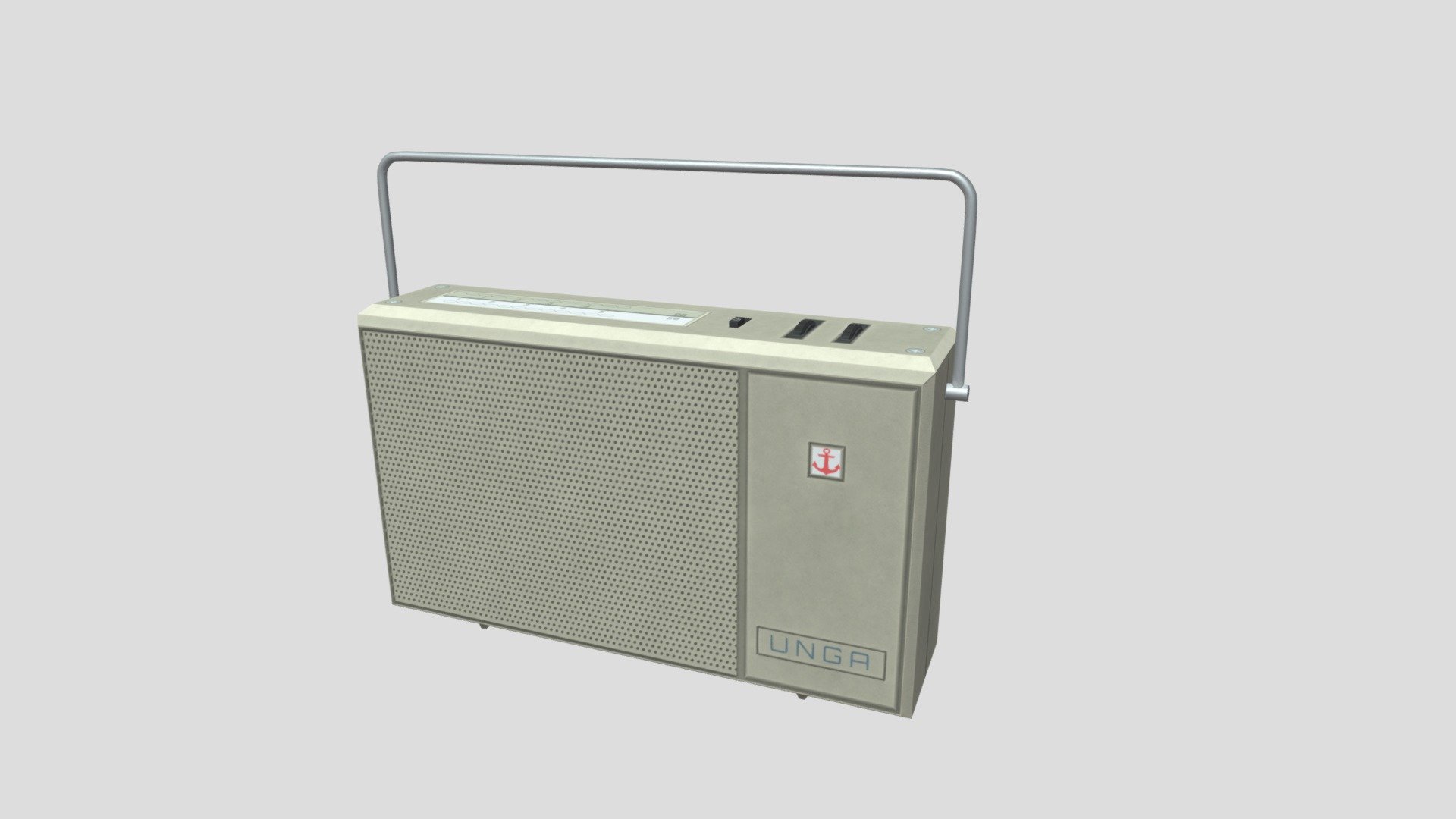 Old Russian radio - 3D model by Bogdan_Shabalin [d3809f1] - Sketchfab