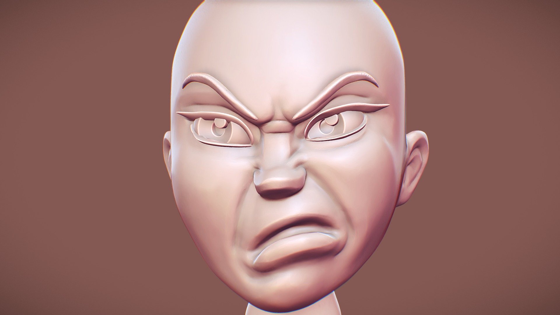 Sculpt january day #10 - Disgust - 3D model by Noss [d382e17] - Sketchfab