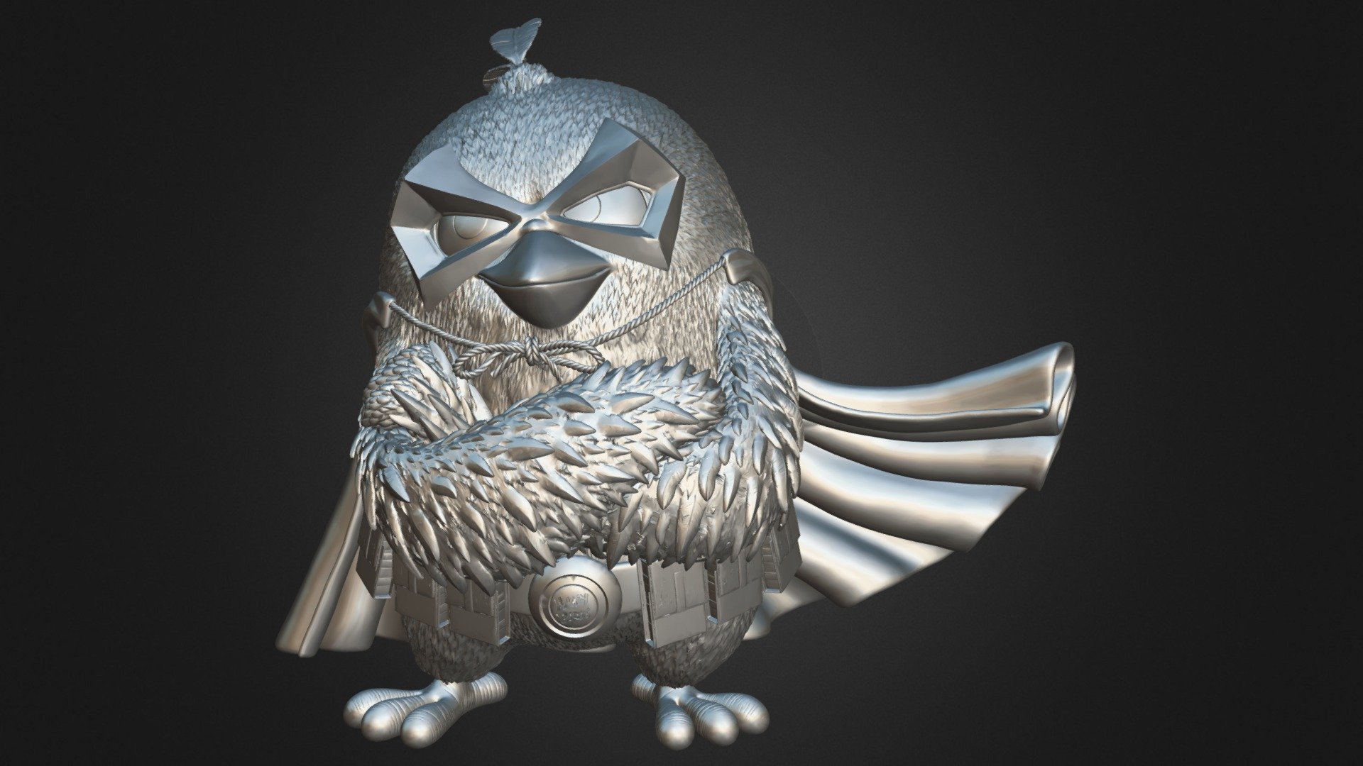 Red Robin Hood Angry Birds - 3D model by Yacine BRINIS (@Yacinebrinis ...