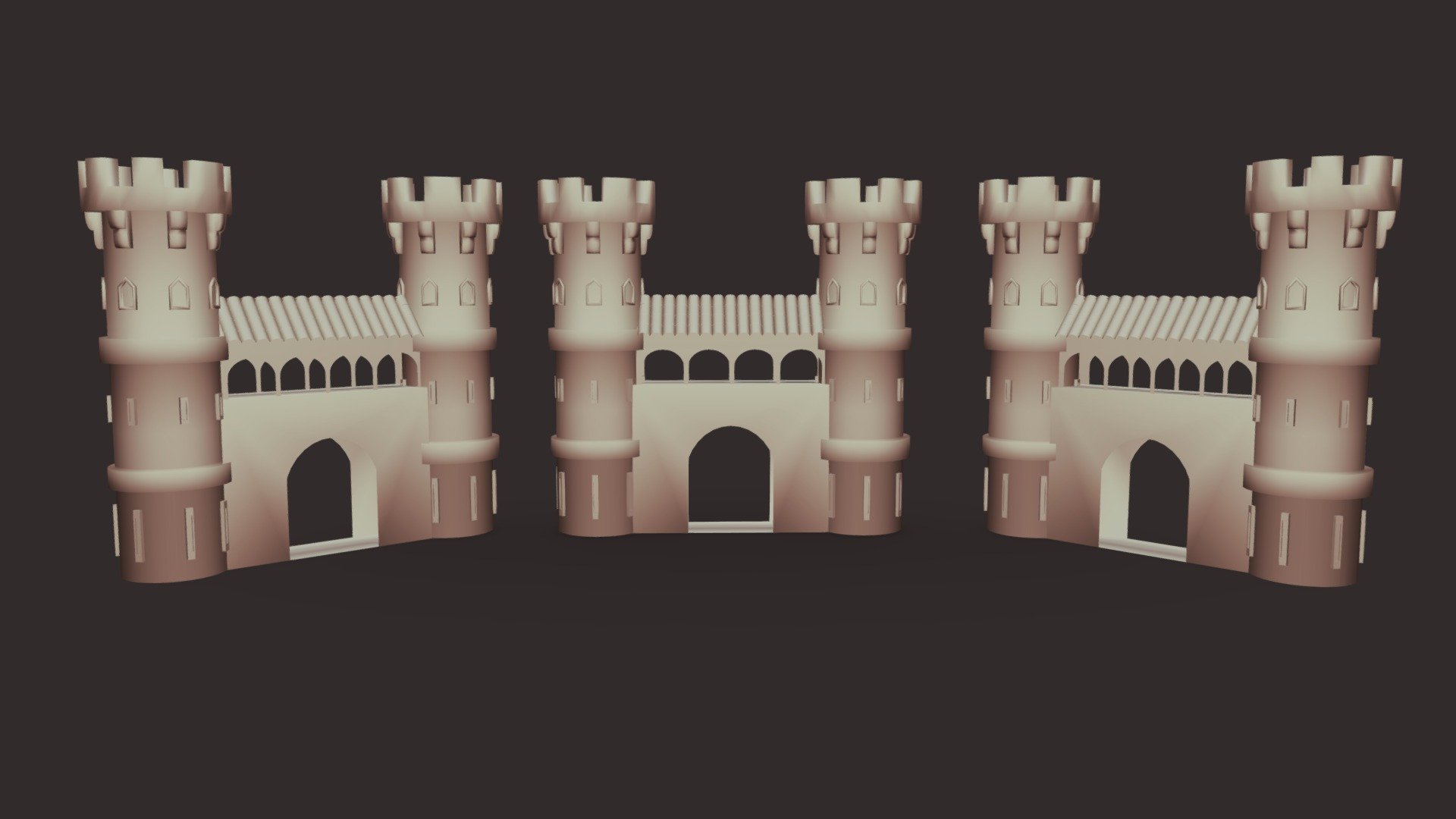 CASTLE - 3D model by parvezvfx [d385008] - Sketchfab