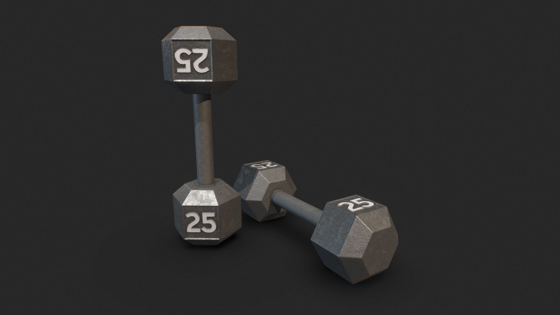 Dumbbells - 3D model by travisb93 [d38584b] - Sketchfab
