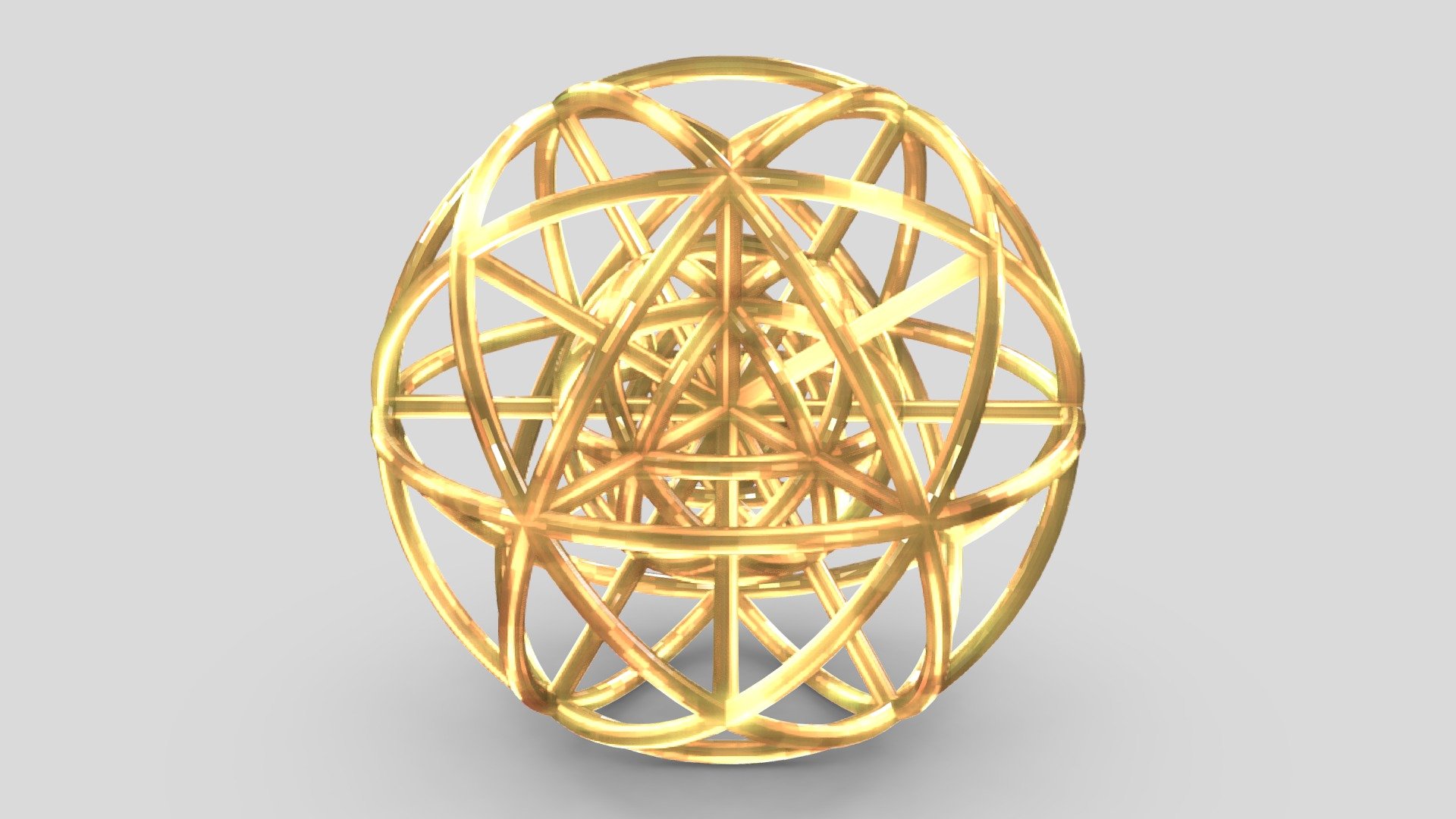 Spheres With Axis And Color 90mmx3mm - 3D model by sacredgeometryweb ...