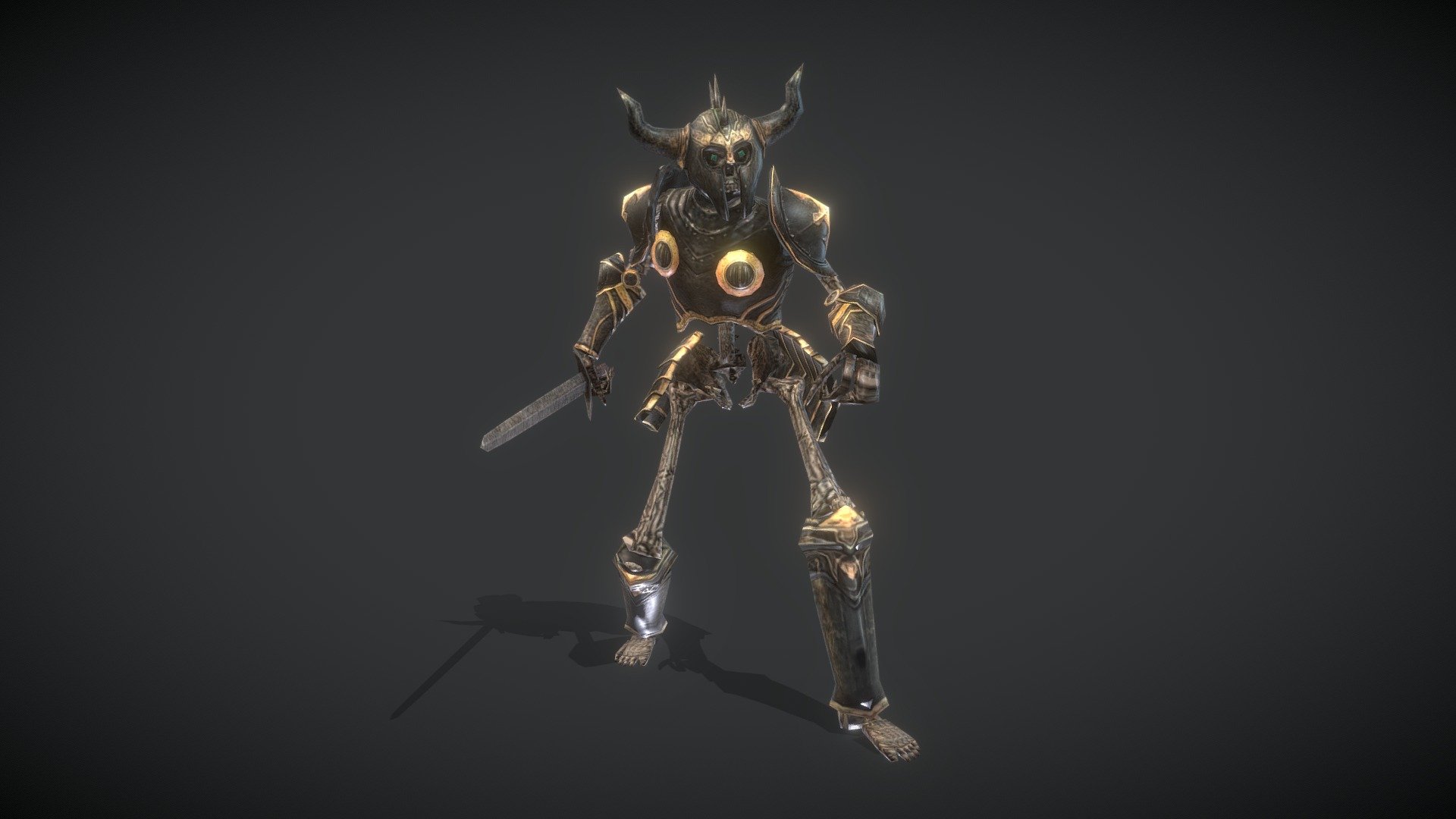Skeleton Soldier A - 3D model by Tokiyoshi Takaya (@takayatokiyoshi ...