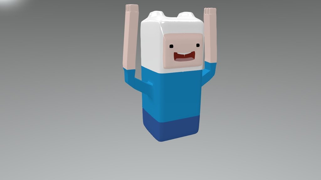 Adventure Time : Finn - 3D model by davethefan [d3863df] - Sketchfab