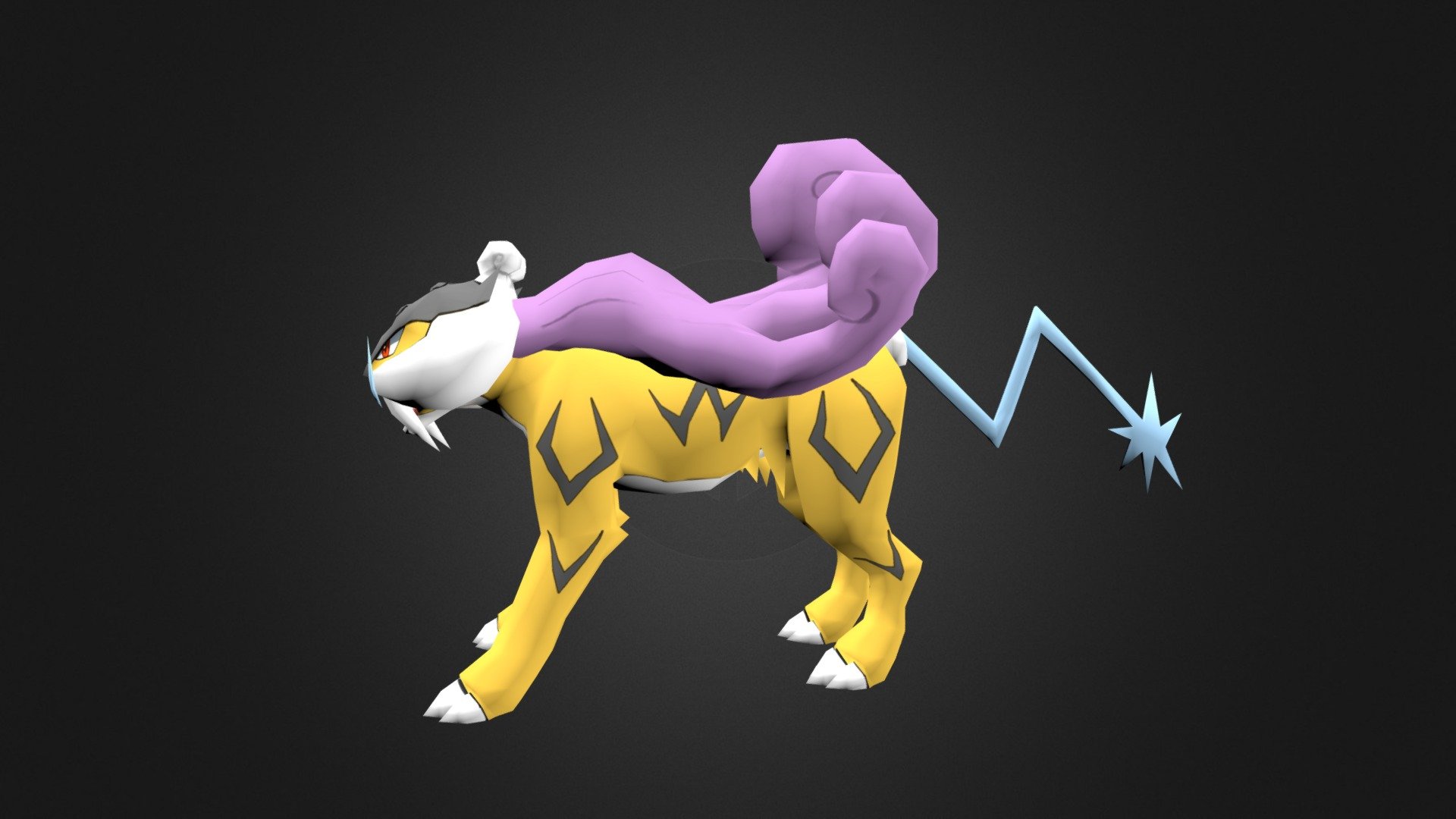 #243 - Raikou - 3D model by rano [d38641a] - Sketchfab