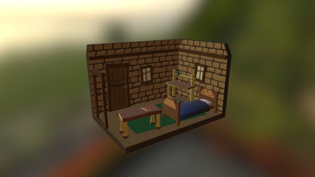 School assignment, simple house - 3D model by One-man Stampede (@one ...