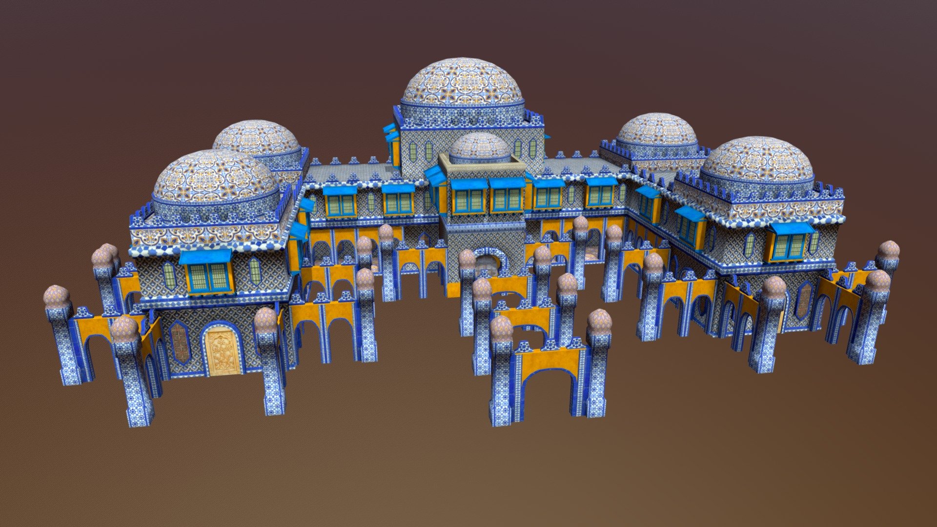 Palace Mid Eastern - 3D model by Angry-Hobbit [d3886cd] - Sketchfab