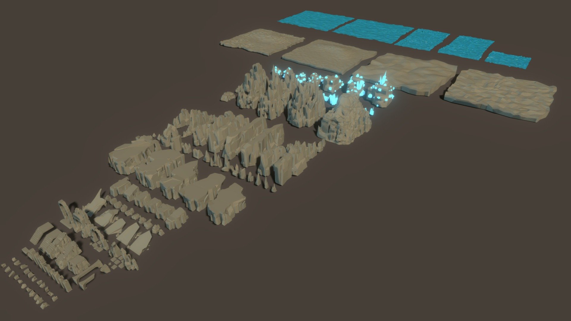 Low Poly ROCK AND STONE Mega Pack - Buy Royalty Free 3D model by 2dhd ...
