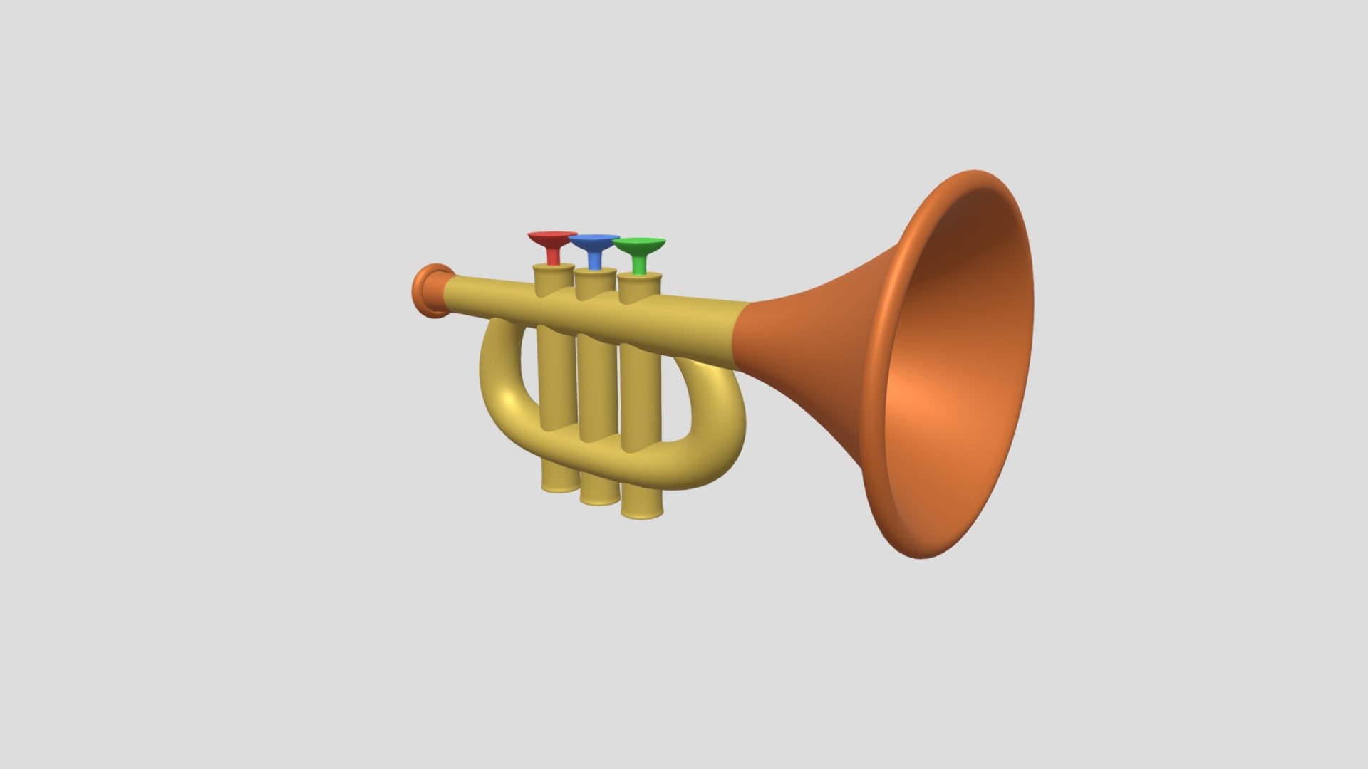 Trumpet Toy - Buy Royalty Free 3D model by Ed+ (@EDplus) [d38a416 ...