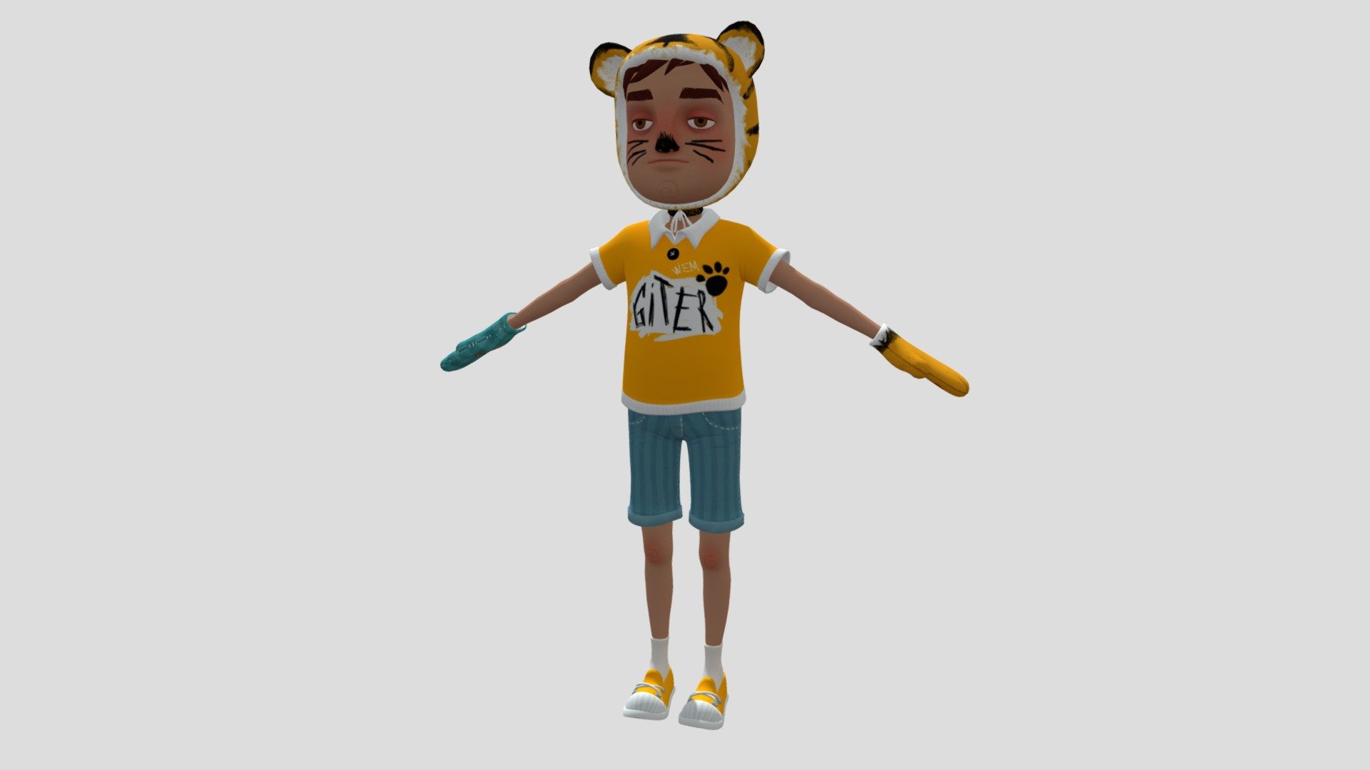 Hello Neighbor: Hide And Seek - Tiger Aaron/Son - Download Free 3D ...