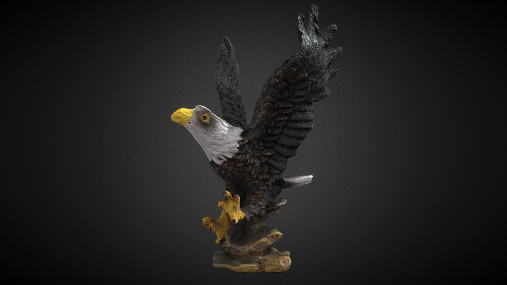 Eagle Figurine | Photogrammetry - Download Free 3D model by nerdygaytor [d38ccef] - Sketchfab
