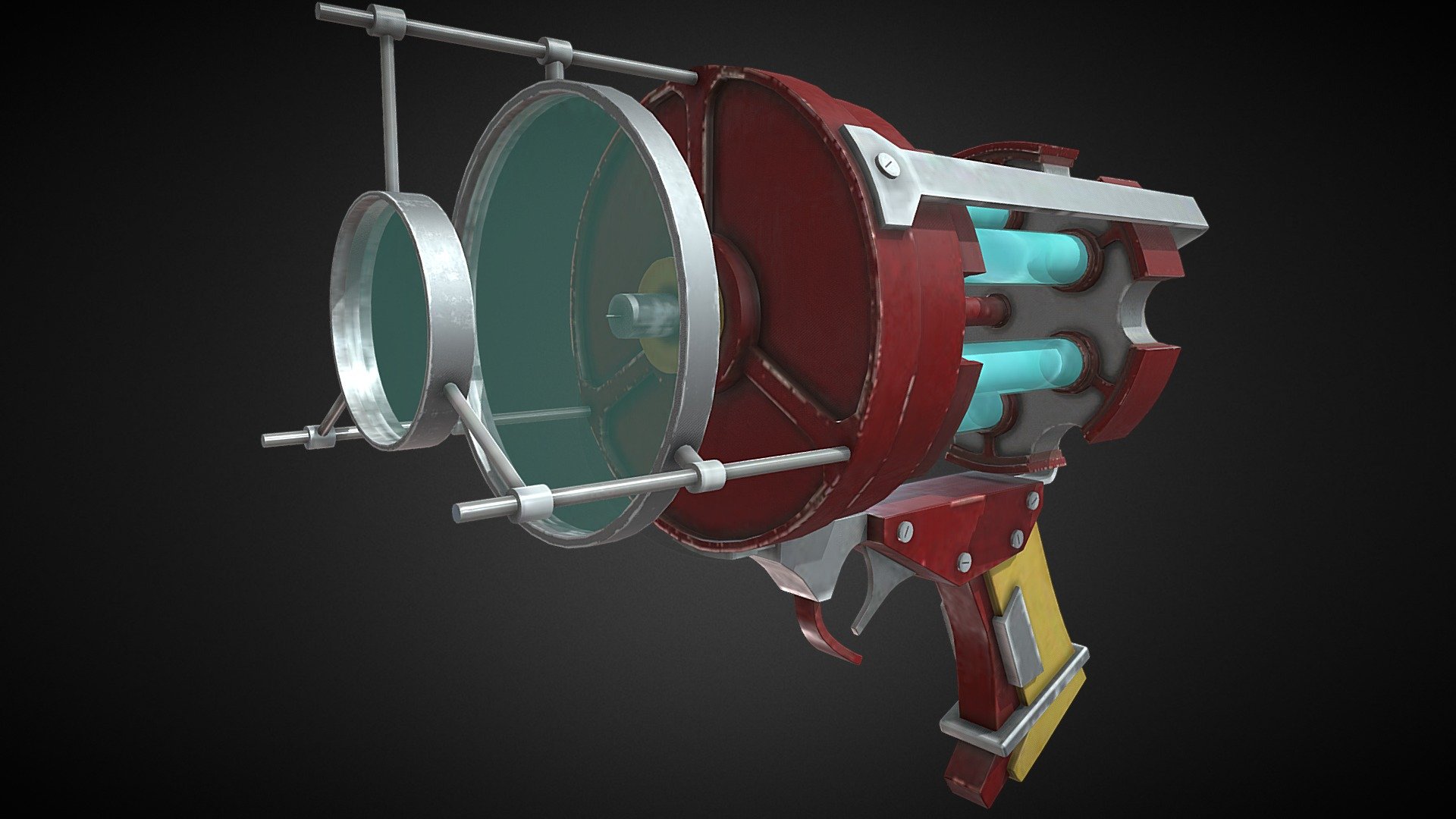 Lazer Gun - 3D model by Cassi_Rainy [d38d41a] - Sketchfab