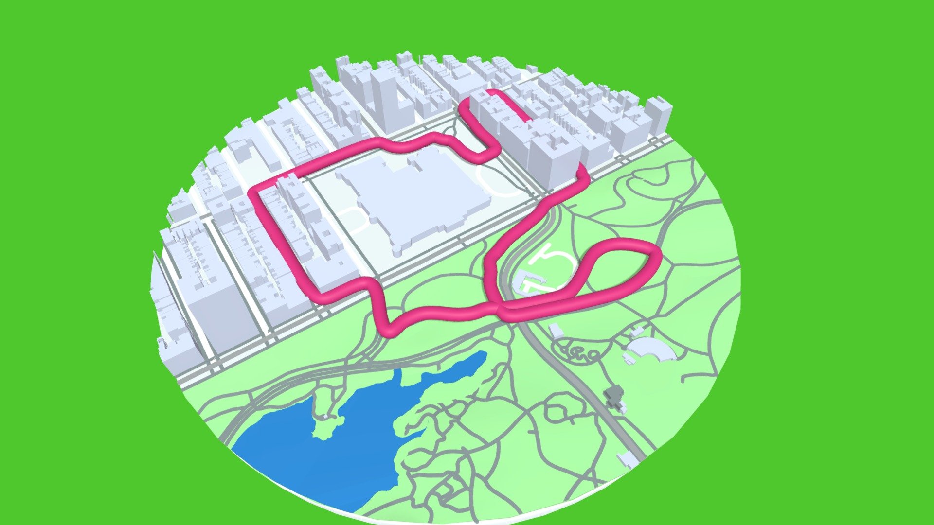 nyc_route - Download Free 3D model by ap-school [d38ea8d] - Sketchfab