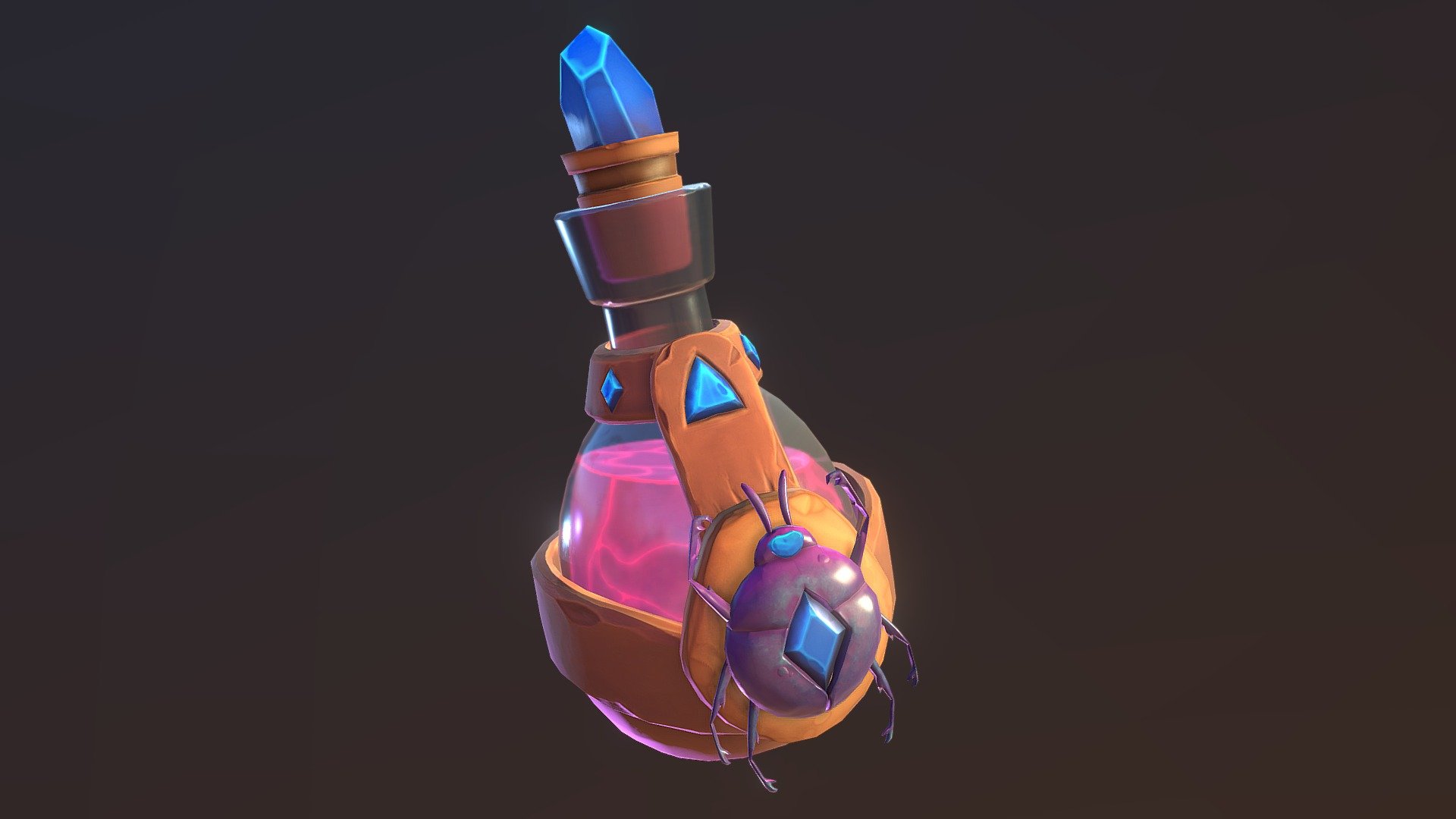 Magic Potion - 3D model by Myna (@myna_art) [d38edfd] - Sketchfab