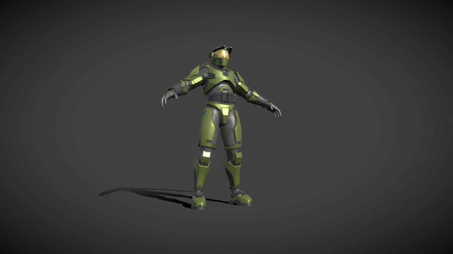 Master Chief Mark V armor 20th Annversary - 3D model by BenJuddArt ...