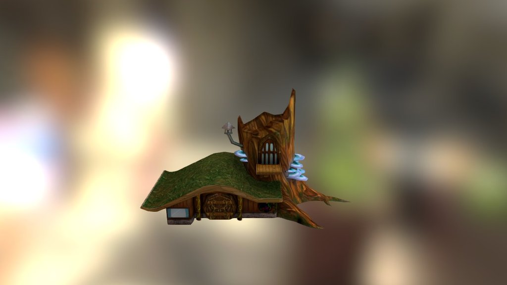Elf TreeHouse - 3D model by tyeu125879 [d391b01] - Sketchfab