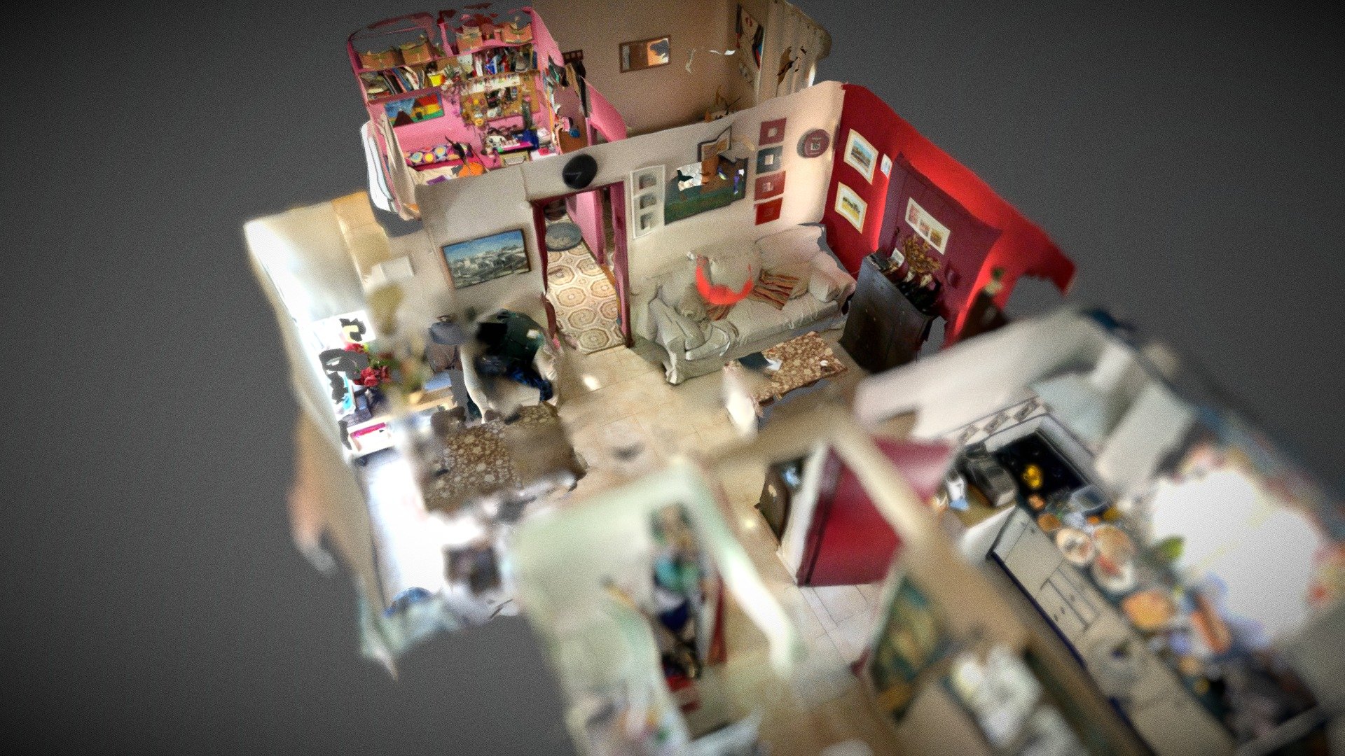 Old messy house - Download Free 3D model by riacosta [d392e26] - Sketchfab