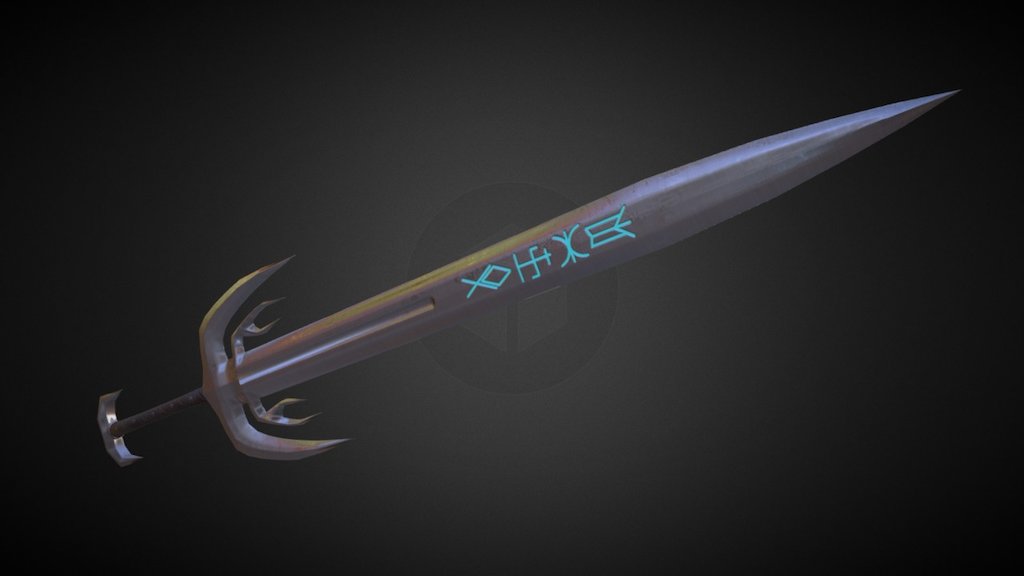 Runed Sword! - Download Free 3D model by DafVader [d393fd8] - Sketchfab