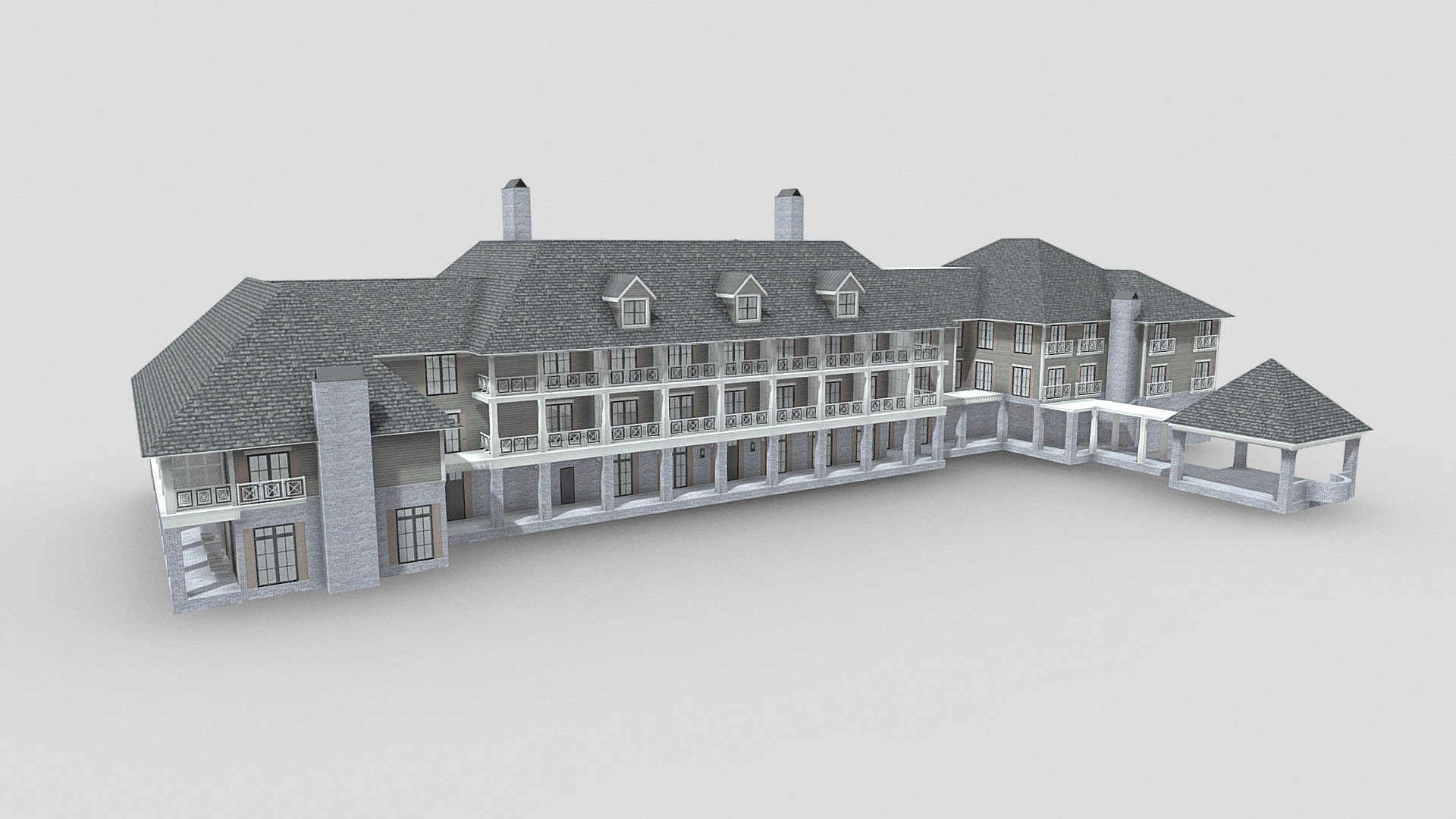 Inn - 3D model by kdc (@kdcarchitects) [d395010] - Sketchfab