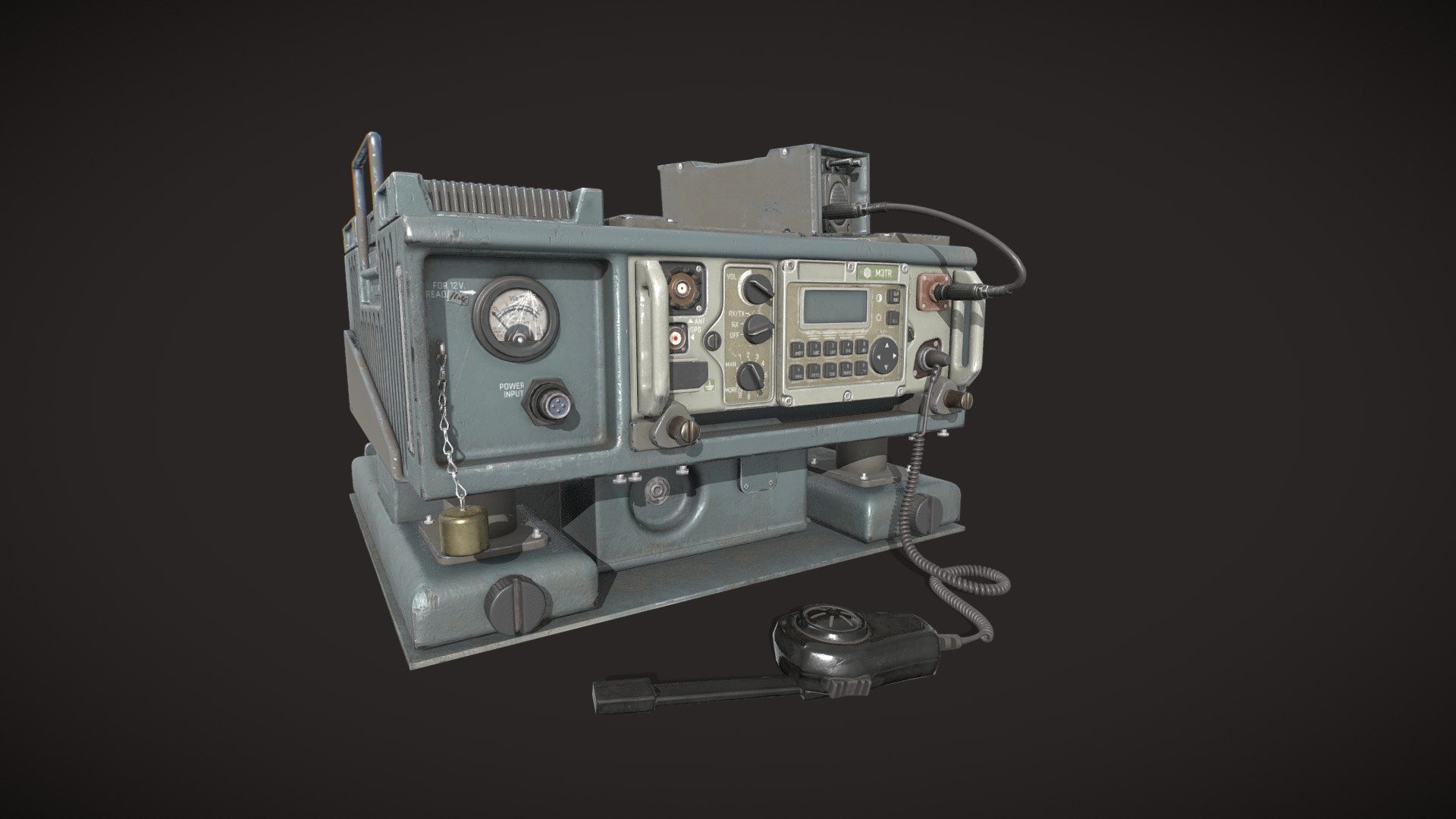 Old Military Radio - 3D model by erf-3Dmodels [d395d47] - Sketchfab