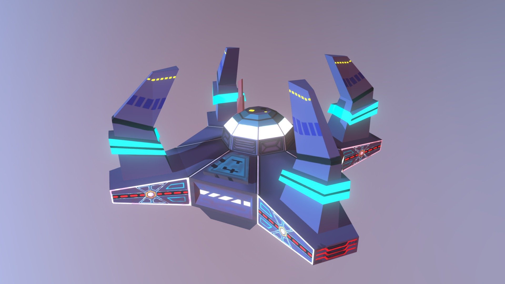 UFO - 3D model by Gautam Naik (@gautamnaik1994) [d396ffa] - Sketchfab
