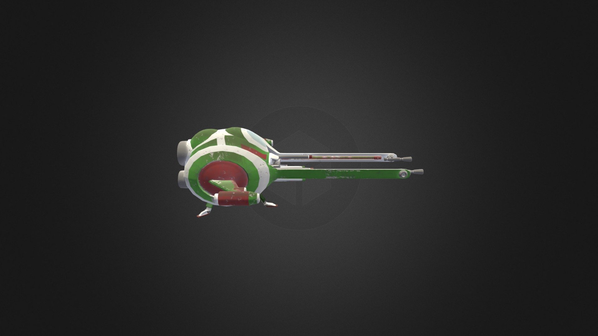 Lemon space ship - 3D model by Gakeil [d39a744] - Sketchfab