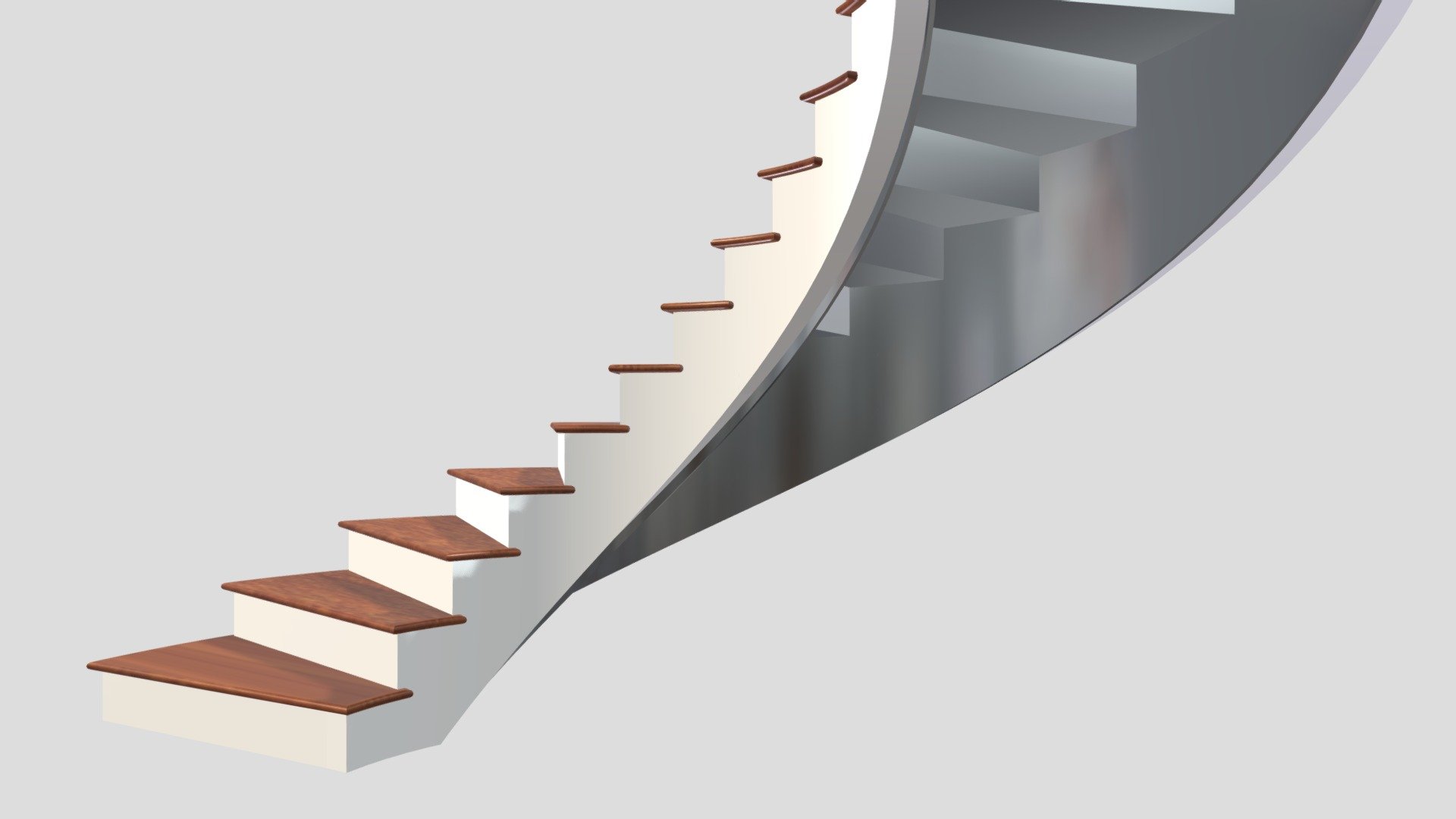 Metal sub stair - 3D model by 3D Software for Stair Design and ...