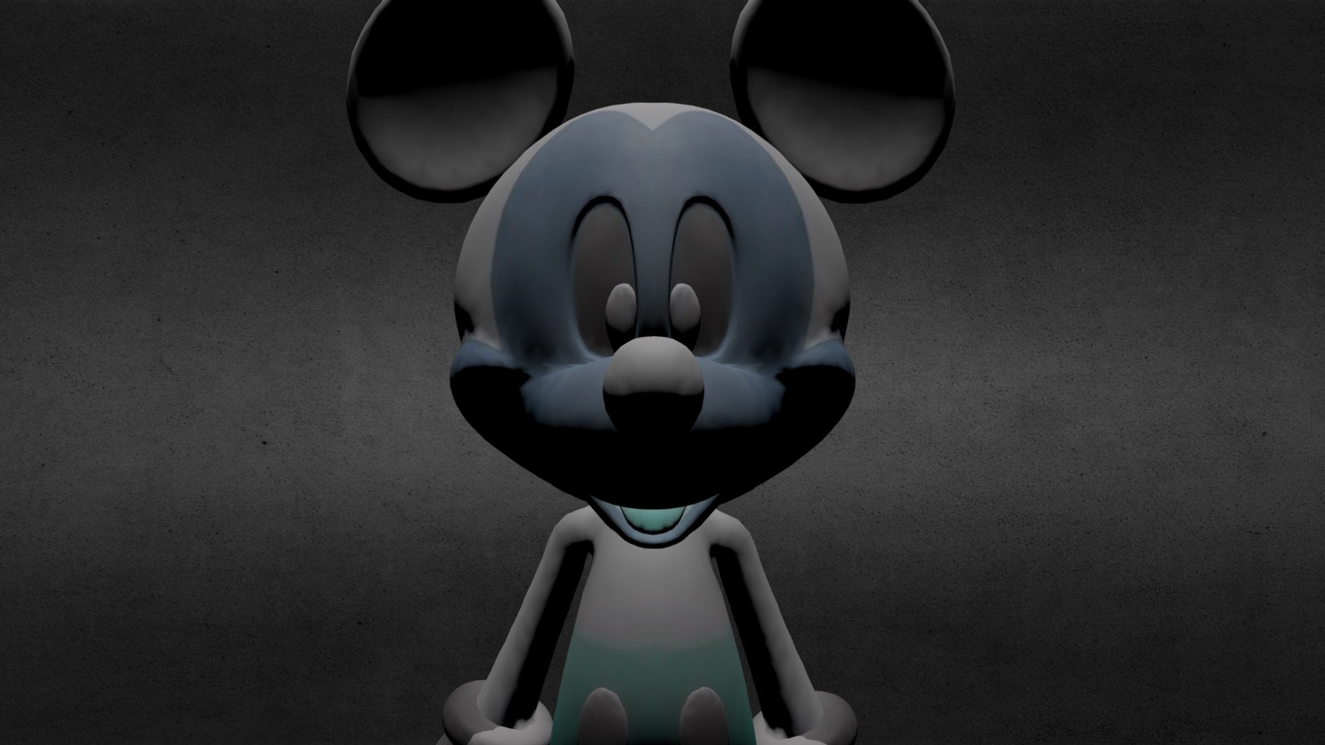 Abandoned Photo-Negative Mickey - Download Free 3D model by ...