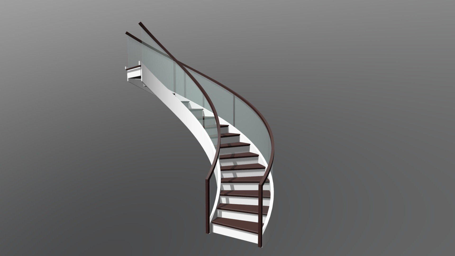 Curved sample A - 3D model by designedstairs [d39e47b] - Sketchfab