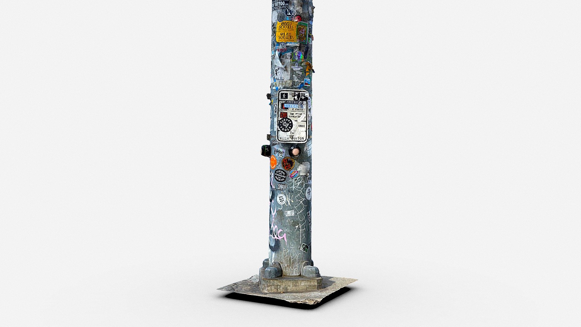 284: Crosswalk Post - Download Free 3D model by alexdelker [d39f393 ...