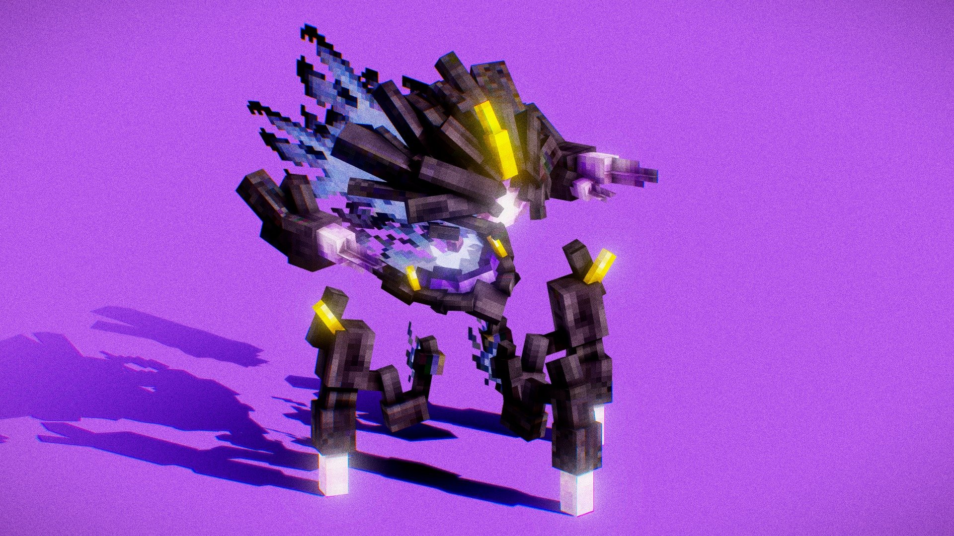 Stone floating robot walker - 3D model by Artbor [d39f47a] - Sketchfab