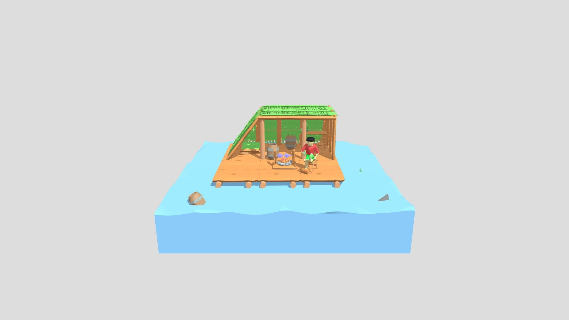 final lowpoly game art 3rd - 3D model by k1m23 [d3a08a1] - Sketchfab