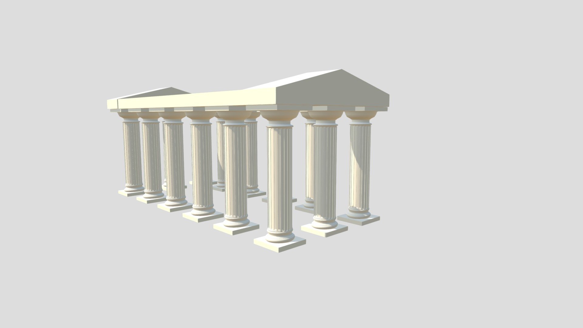 Doric Pillar - Download Free 3D model by huangamanda [d3a0a68] - Sketchfab