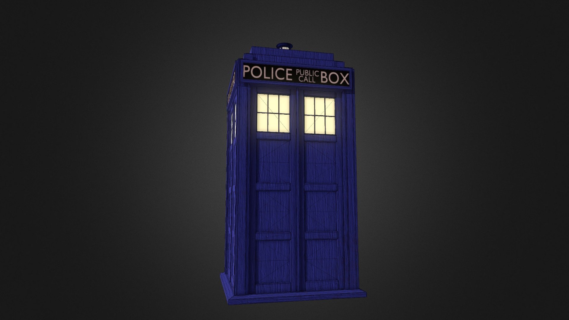 Tardis - 3D model by lumen (@LumenLumen) [d3a108d] - Sketchfab