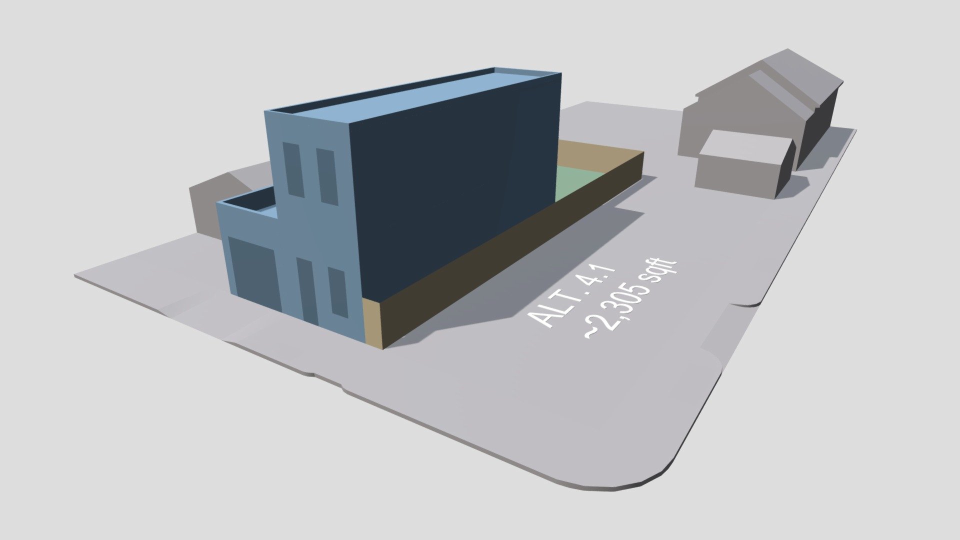 Alternate 4.1 Massing Model - 3D model by mike-murray [d3a1990] - Sketchfab