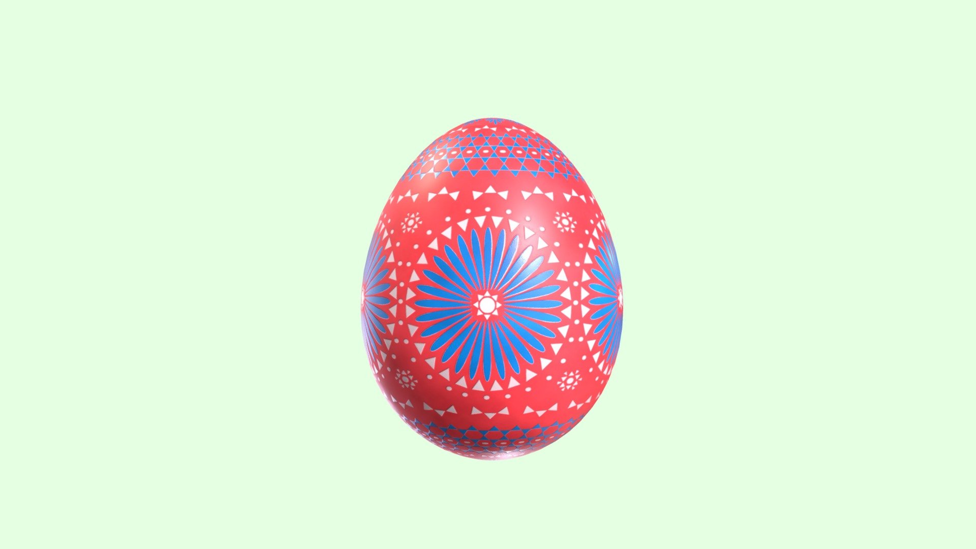 Easter egg - 3D model by r-burba [d3a4650] - Sketchfab