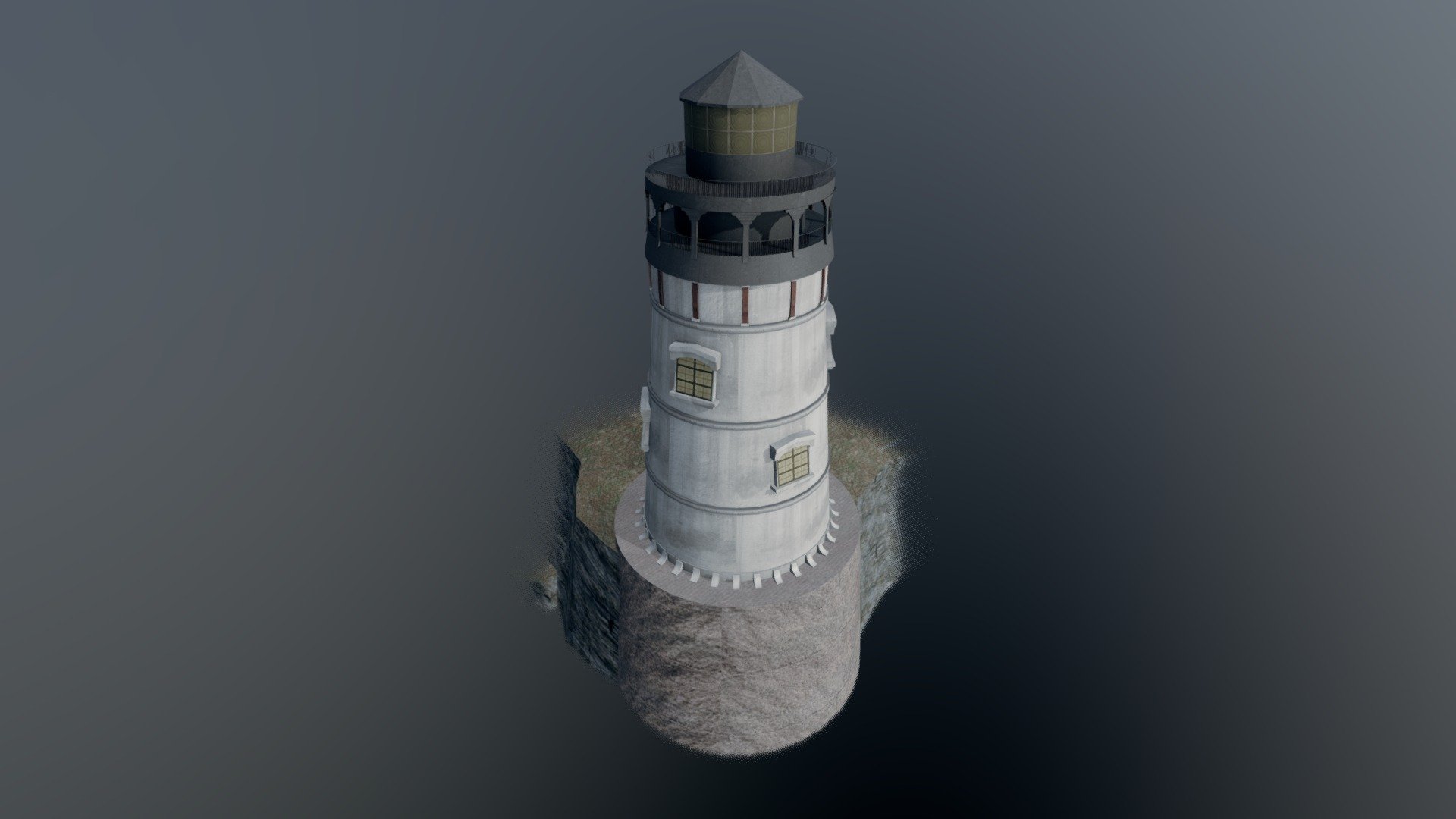 Lighthouse - 3D model by Jack Kelly (@SecretImbecile) [d3a5606] - Sketchfab