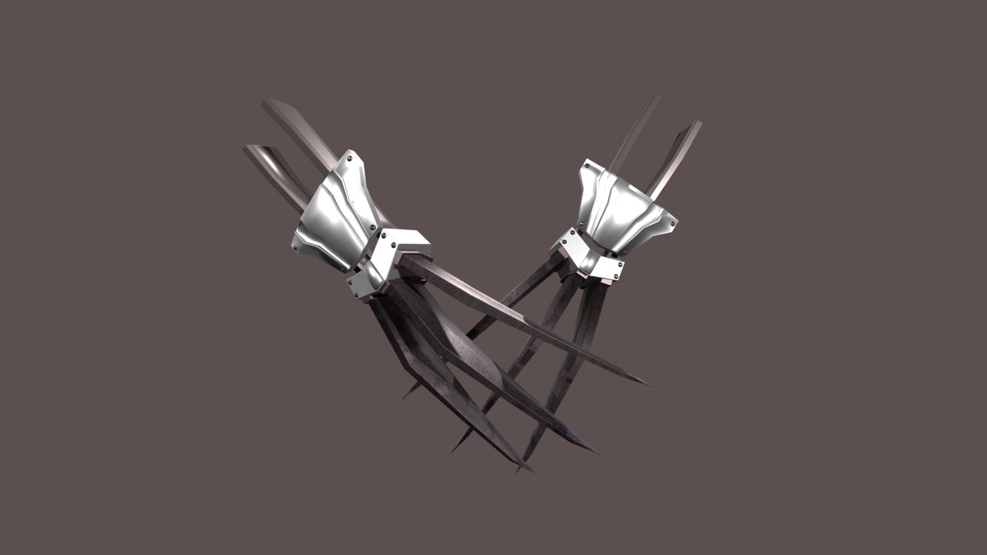 Futuristic Katars - 3D model by Michael Cosola (@jinkapo) [d3a5ab9 ...