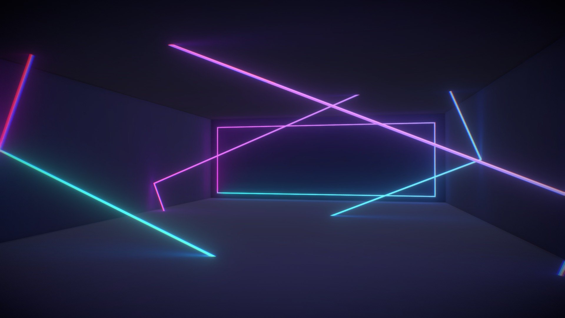 Neon Lobby 2 - Download Free 3D model by snovak [d3a7b0d] - Sketchfab