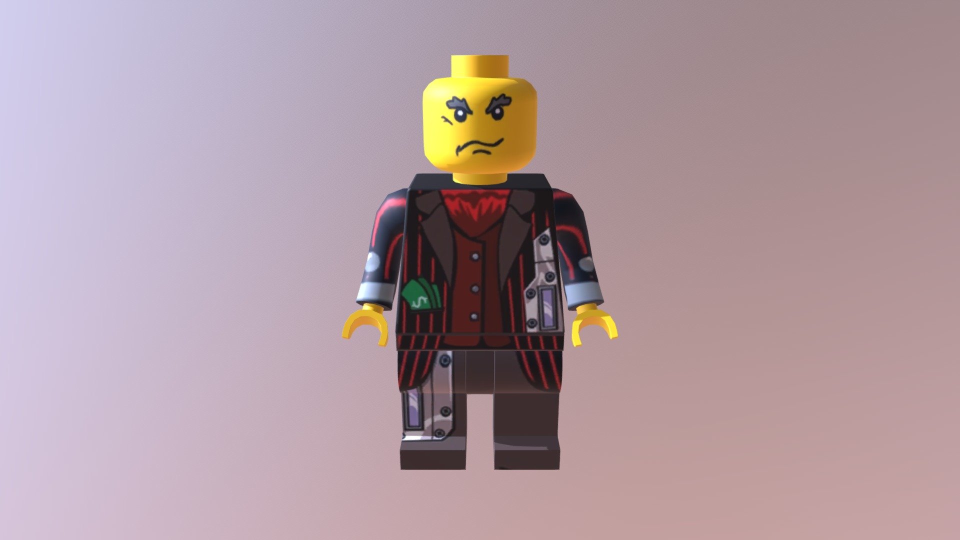 Lego Mafia Man - 3D model by Austin_F1324 [d3a7e64] - Sketchfab