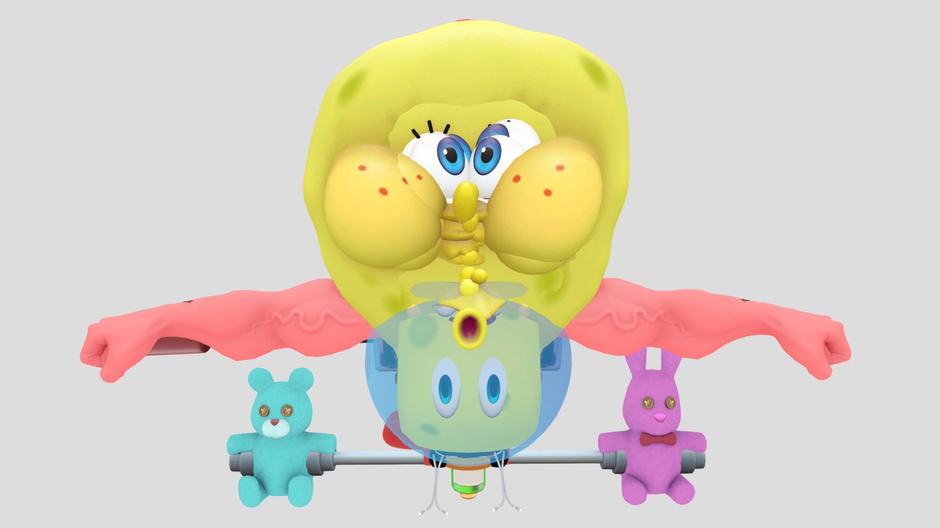 Nickelodeon All Star Brawl 2 SpongeBob - Download Free 3D model by SMF Features Developed From ...